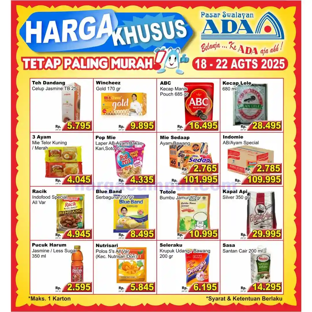 Promo Ada Swalayan Weekend Terbaru 23 – 24 Agustus 2025