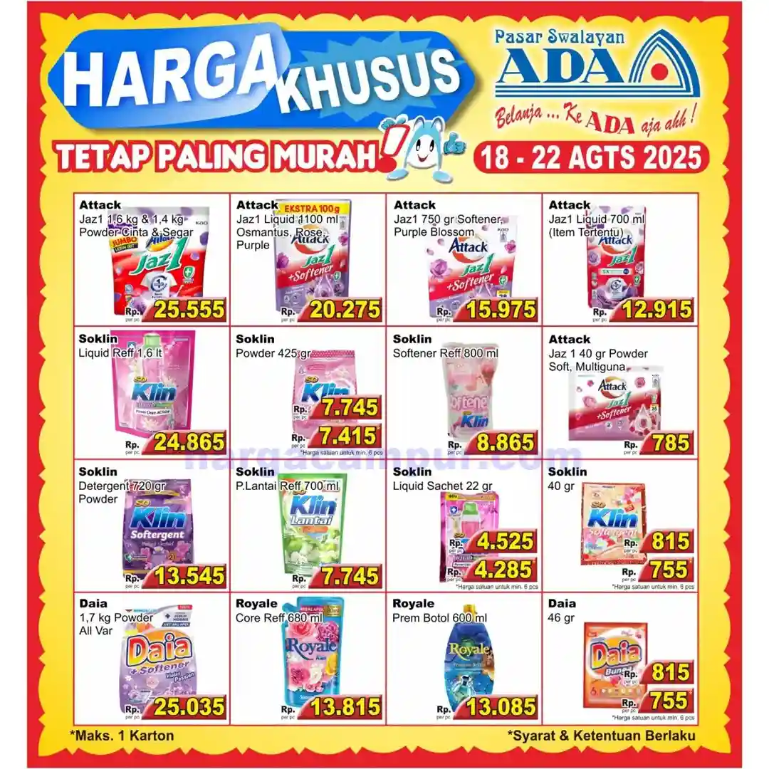 Promo Ada Swalayan Weekend Terbaru 23 – 24 Agustus 2025