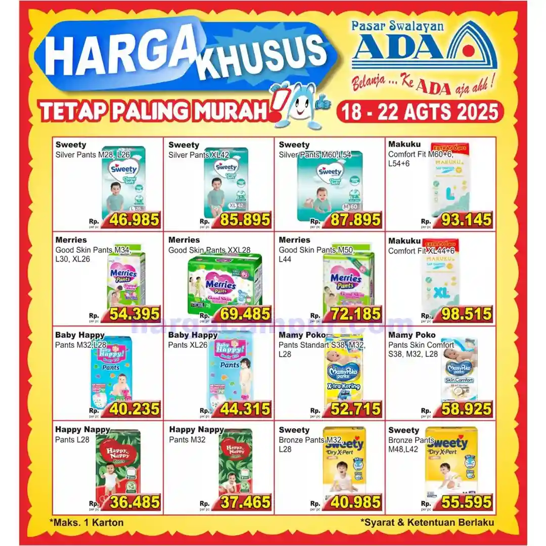 Promo Ada Swalayan Weekend Terbaru 23 – 24 Agustus 2025