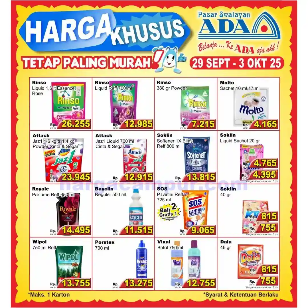 Promo Ada Swalayan Weekend Terbaru 4 – 5 Oktober 2025