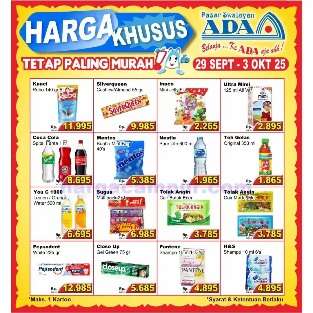 Promo Ada Swalayan Weekend Terbaru 4 – 5 Oktober 2025