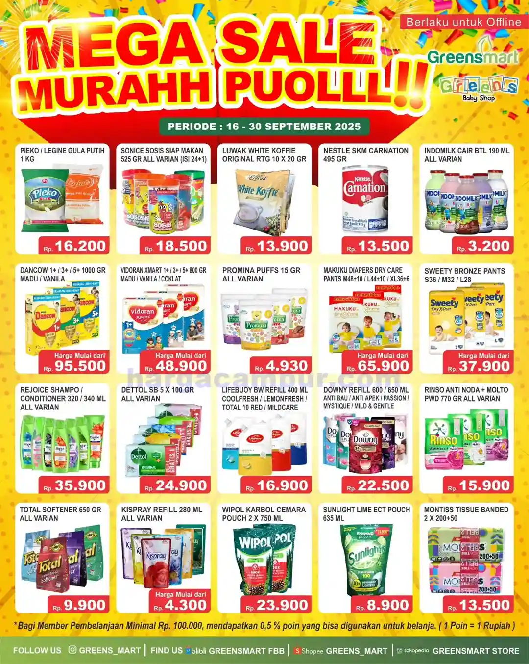 Promo Greensmart Weekend Terbaru 3 – 5 Oktober 2025