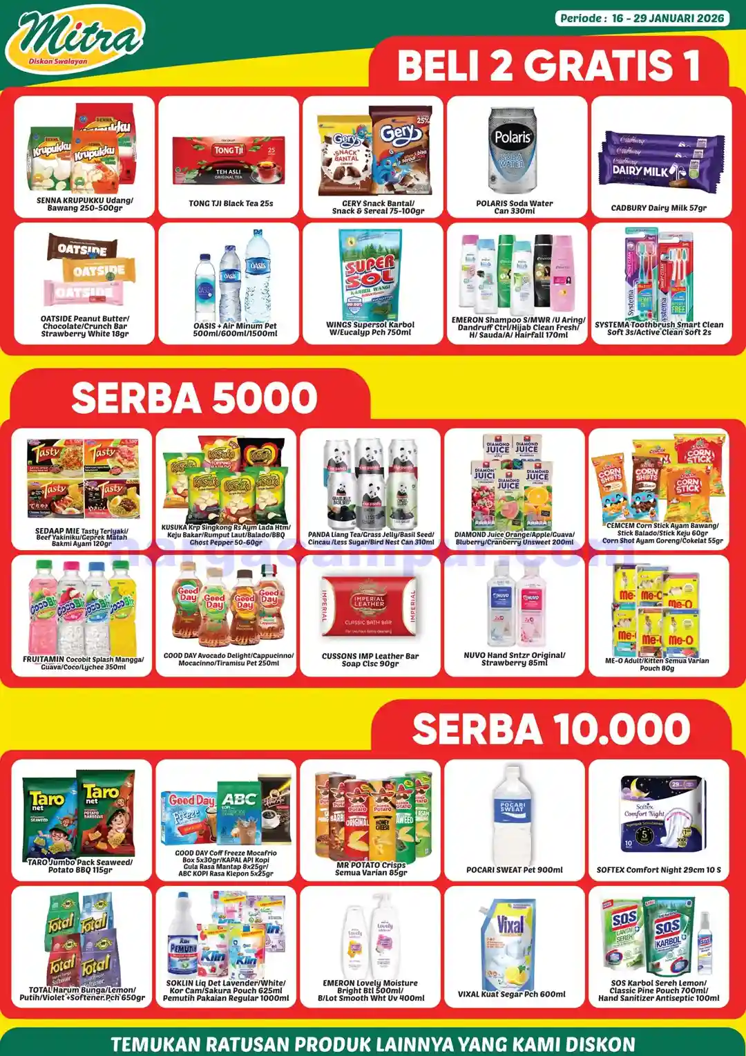 Katalog Promo Mitra Diskon Swalayan 16 - 29 Januari 2026