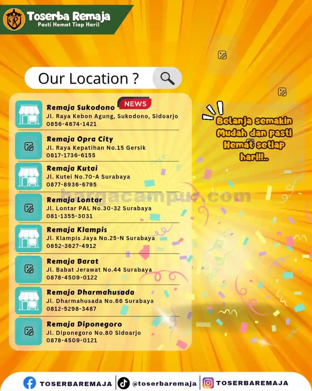 Katalog Promo Toko Remaja Toserba 1 - 7 Juni 2026
