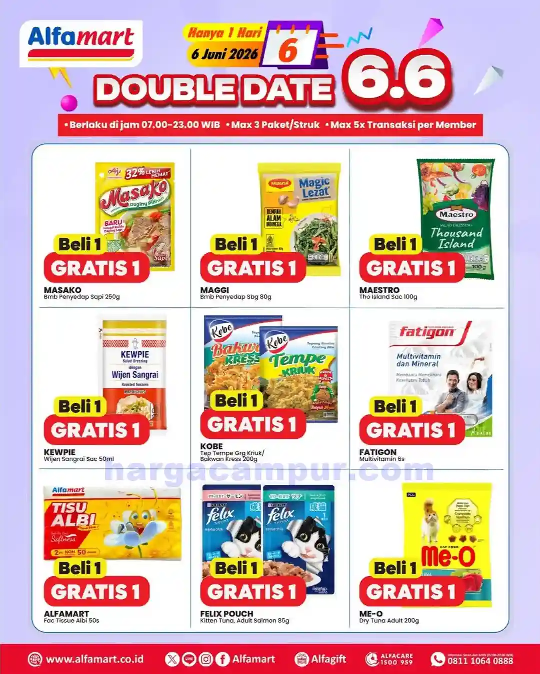 Promo Alfamart Double Date Spesial 6.6 Terbaru 6 Juni 2026