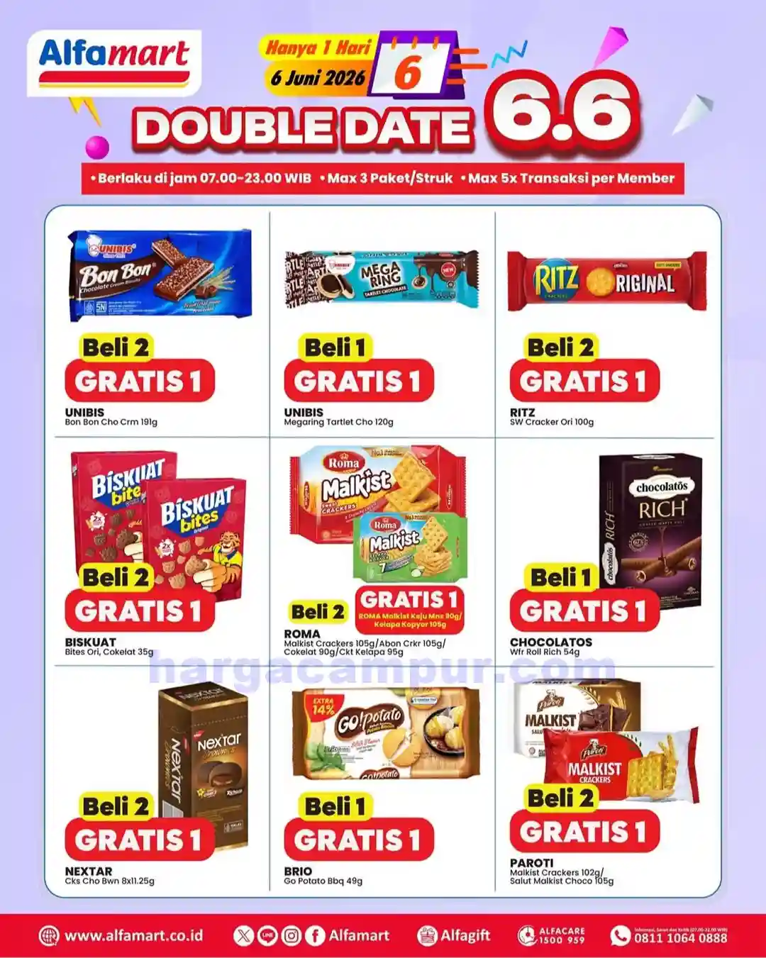 Promo Alfamart Double Date Spesial 6.6 Terbaru 6 Juni 2026