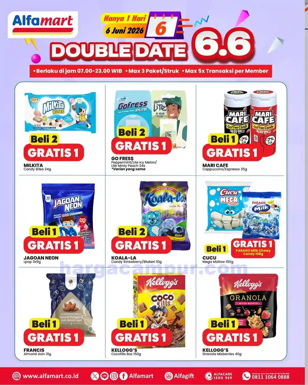 Promo Alfamart Double Date Spesial 6.6 Terbaru 6 Juni 2026