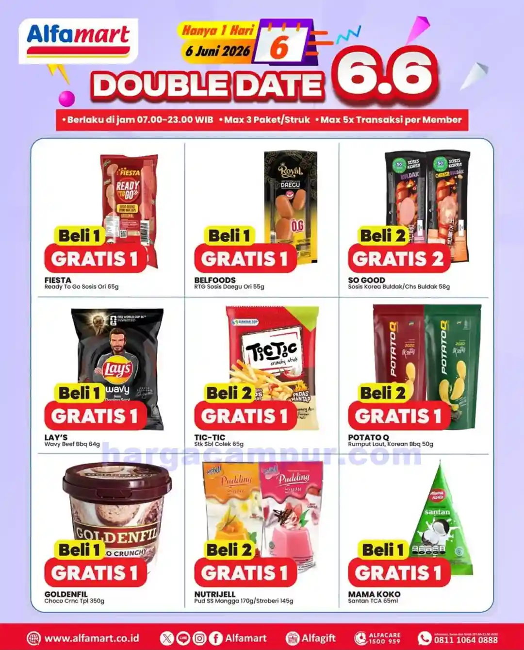 Promo Alfamart Double Date Spesial 6.6 Terbaru 6 Juni 2026